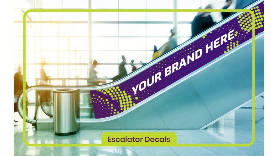 Escalator Decal - Warringal Shopping Centre