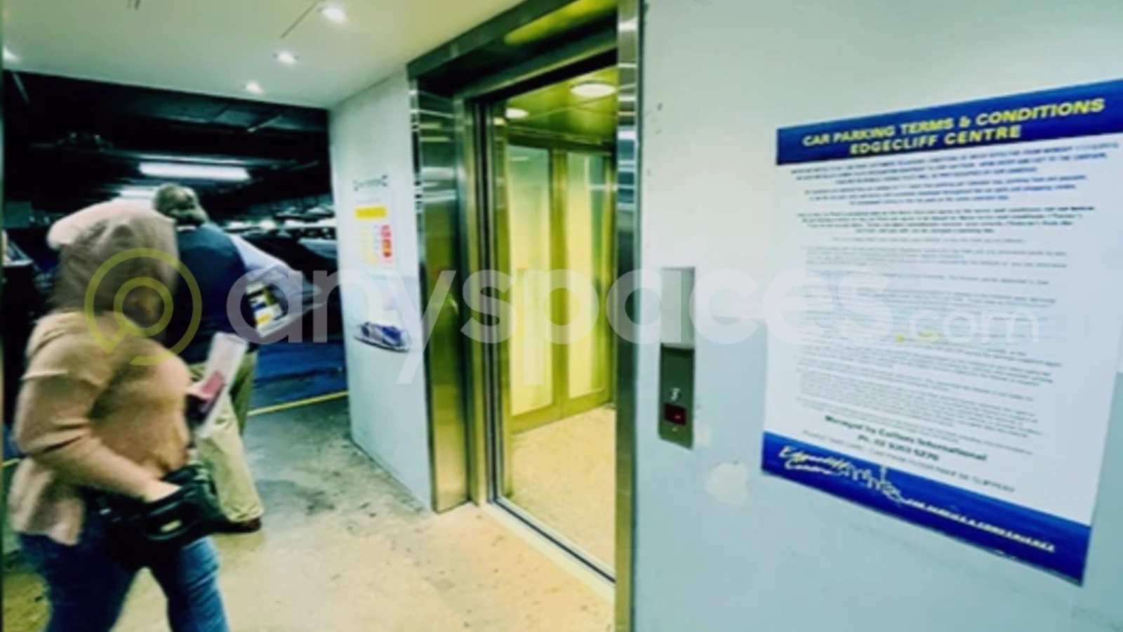 Lift decal - Edgecliff Centre