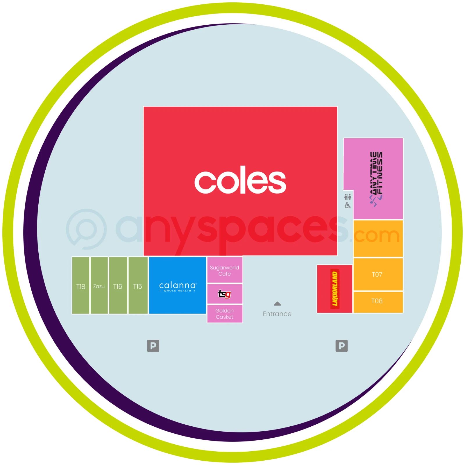 Floor decal - Sugarworld Shopping Centre